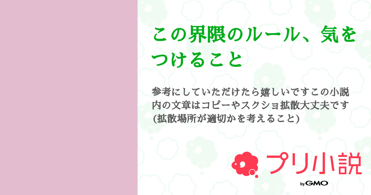 第3話：nmmnにおけるルールと意義（この界隈のルール、気をつけること）｜無料スマホ夢小説ならプリ小説 byGMO